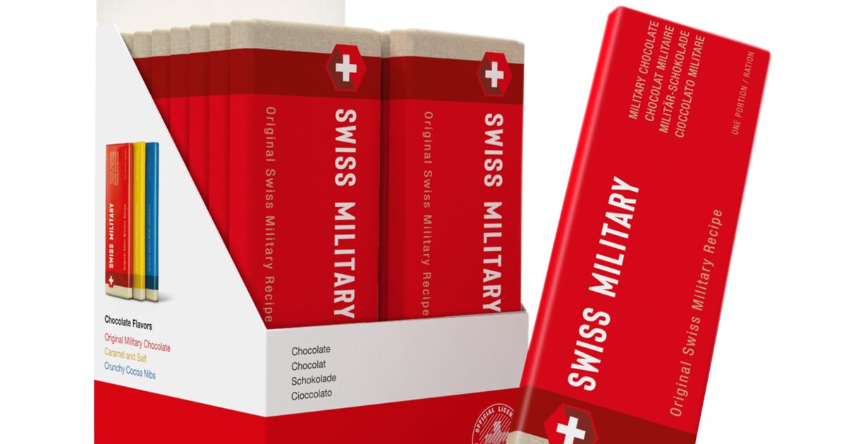 Swiss Military Original Recipe Milk|Display 18 x 50g jetzt bestellen ...