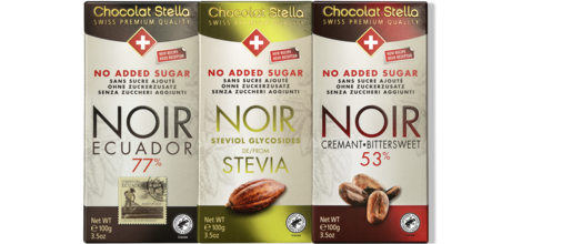 Finest Swiss chocolate from Chocolat Stella