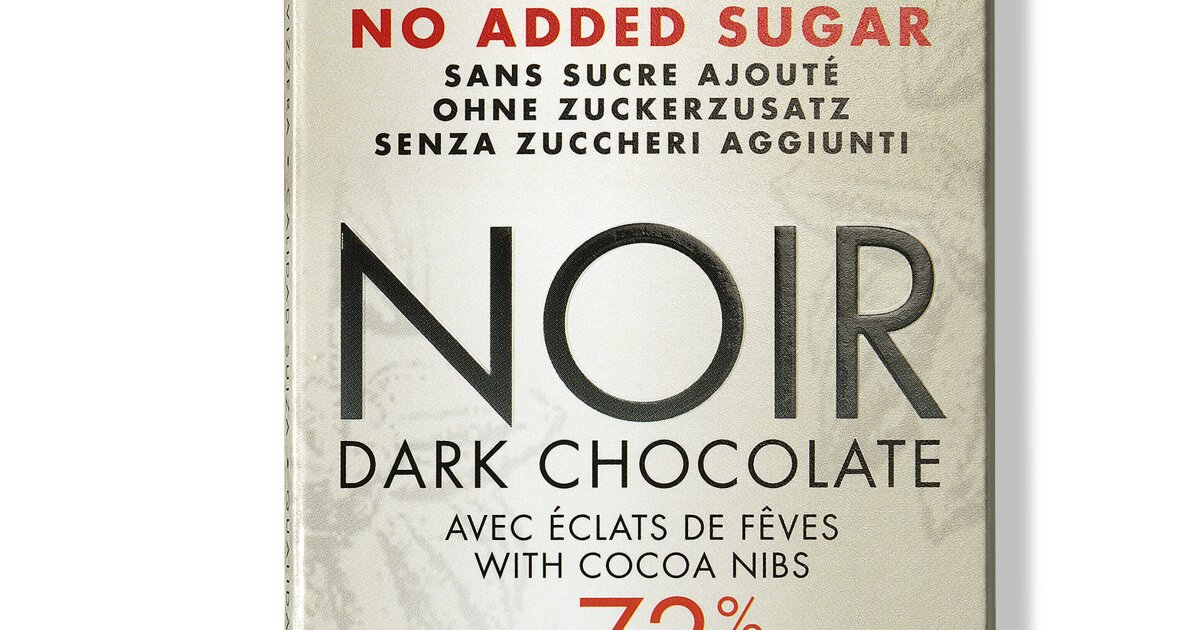 Dark chocolate with no added sugar | Chocolat Stella
